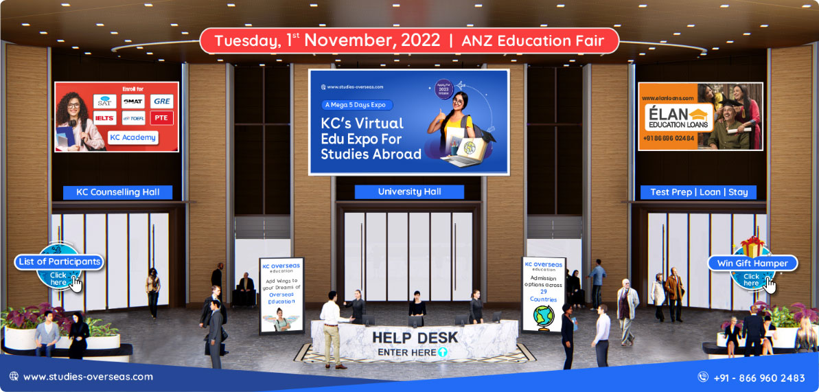 KC's Virtual Education Expo | Apply for Upcoming Intakes for Studies Abroad